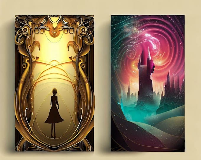 Draw a fantasy book cover by Farmgreen | Fiverr