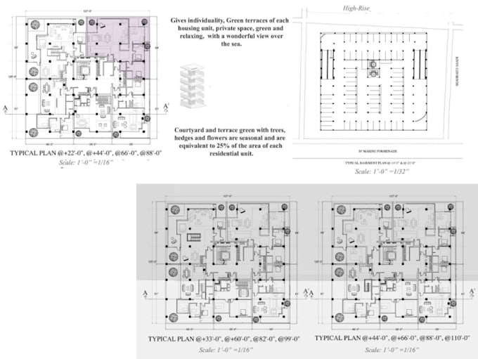 Develop 2d architectural plans in autocad by Waniya_ali23 | Fiverr