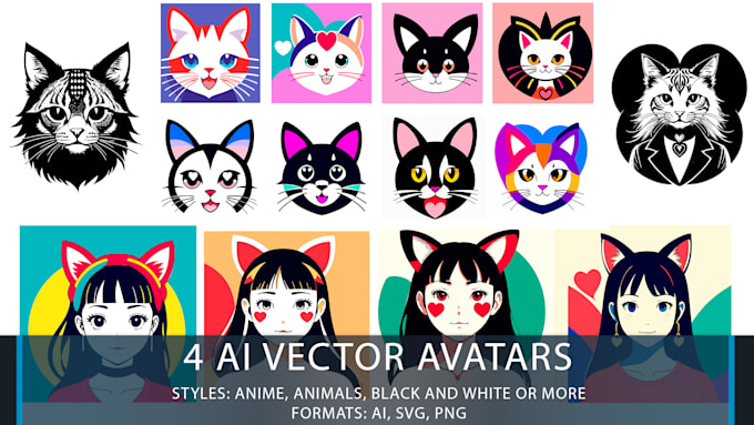 Generate vector avatars using sd by Ray_morel | Fiverr