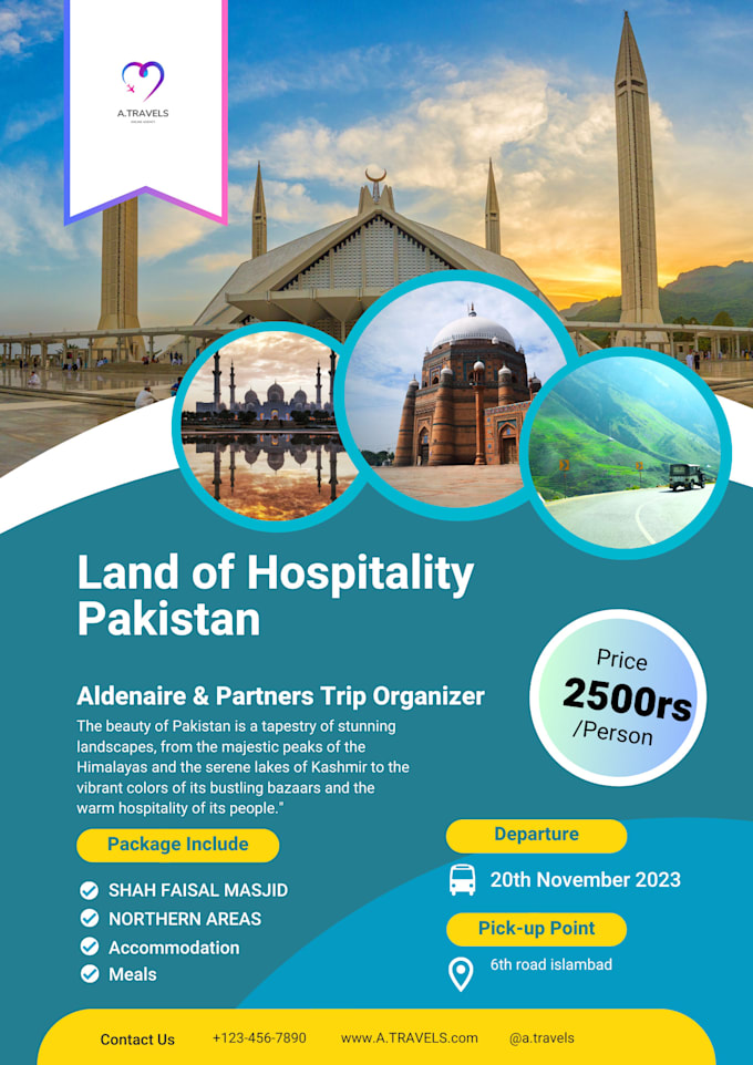 Design an attractive and trending flyers brochures posters and many ...