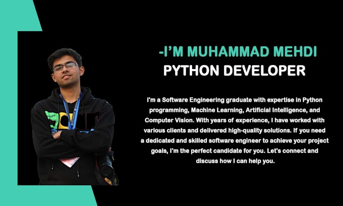 Do machine learning, deep learning, computer vision by Muhammadmehdi72 | Fiverr