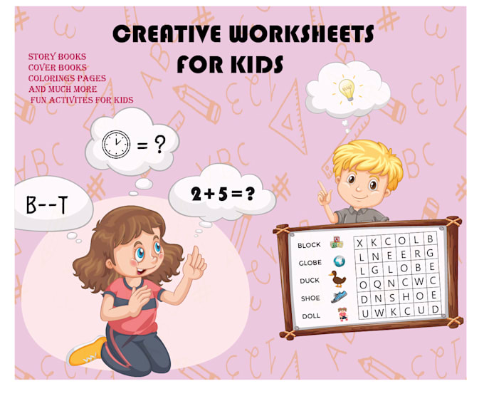 Design custom learning worksheets,activity sheets for kids by Summa4825 ...