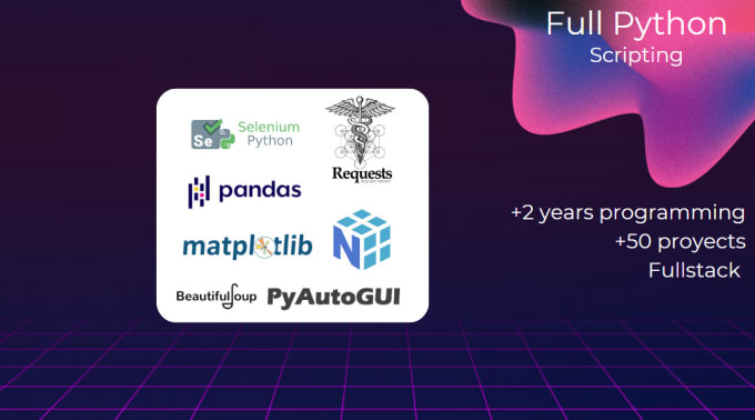 Automate your tasks with python scripting by Luigiadducci_ | Fiverr