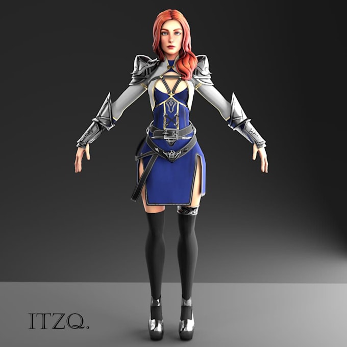 Make vrc 3d model, vrchat avatar model, 3d character by Avr_expert | Fiverr