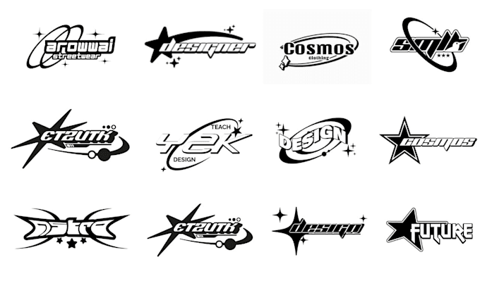 Design custom y2k or streetwear brand logo by Shezi_pro | Fiverr