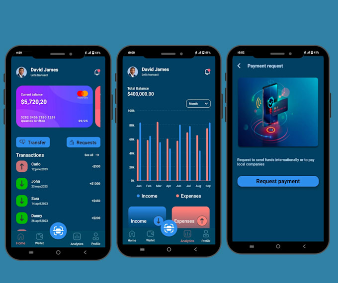 Do flutte ui , figma to flutter , android and ios front end design by Ch_zain123 | Fiverr