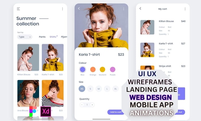 Web design, app ui design, ui wireframes, ui animation, prototype mock ...