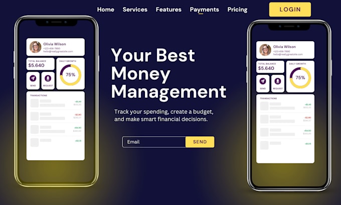 Mobile app ui design, deshboard, website ui ux design, wire by Shihab ...