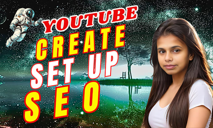 Create, design and setup youtube channel with seo, logo, banner by ...