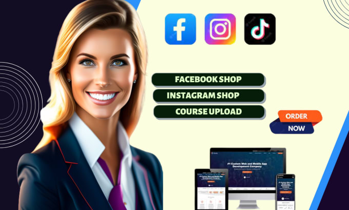 Setup tiktok shop, facebook shop, instagram shop, tik tok ads, shopify ... Setup tiktok shop, facebook shop, instagram shop, tik tok ads, shopify ...