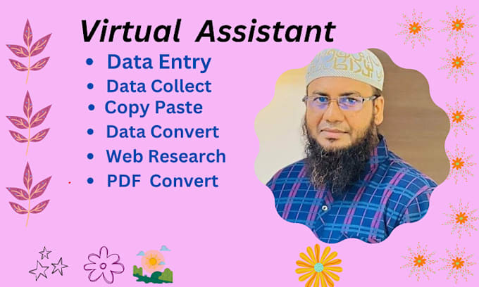 Be your virtual assistant for data entry web research by Ainal2365 | Fiverr