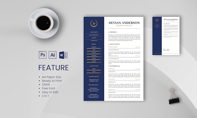 Design professional cv or resume and cover letter by Rasinduakarshan ...