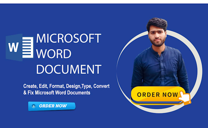 Create edit and format microsoft word 2023 by Imsajjadnaik | Fiverr