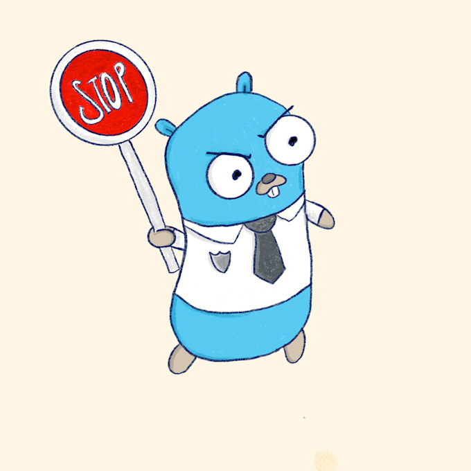 Draw your own gopher by Luzhal_c | Fiverr