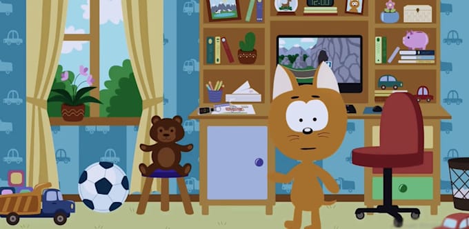 Make any kind of 2d cartoon animation video by Toneoi | Fiverr