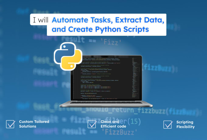 Automate Tasks Extract Data Ai Models And Create Python Scripts By Fivnich Fiverr