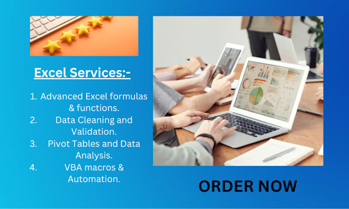 Create macros or pivot tables, formulas, charts and conditional formatting by Arbaz_kohari | Fiverr