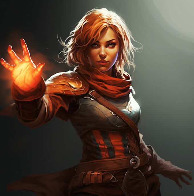 Do a full details dd art dnd character art by Blouleapu | Fiverr
