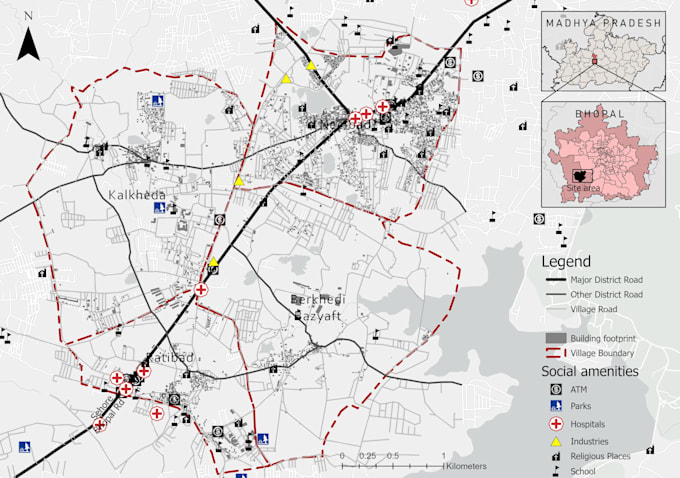 Do gis mapping, cad, spatial analysis and data visualization by Zoofi199 | Fiverr
