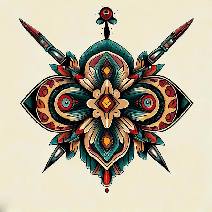 Create a traditional tattoo by Lajagi | Fiverr
