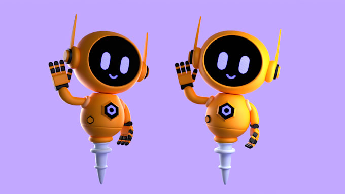 Create cute 3d character in blender by Darya_gm | Fiverr