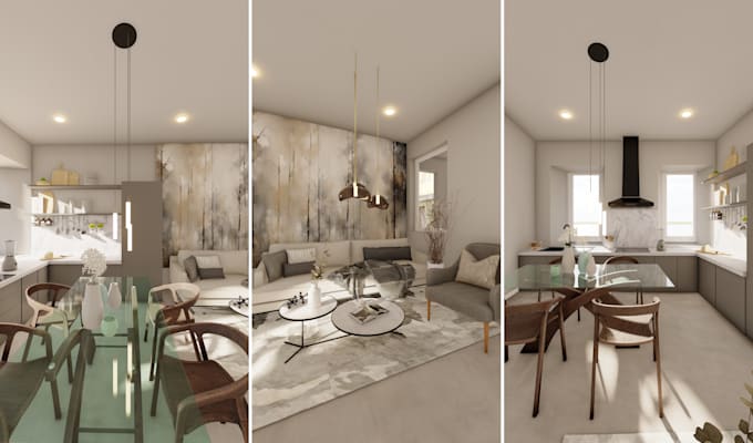 Do realistic architecture renderings and sketchup 3d models by Charu_h | Fiverr