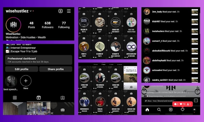 Skyrocket your instagram theme page with viral content by Softweb_agency | Fiverr