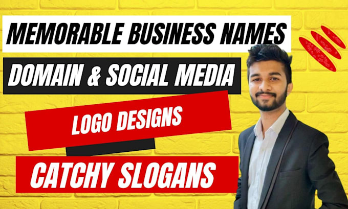 Create catchy business names and memorable slogans expert help by Chroma_editor | Fiverr