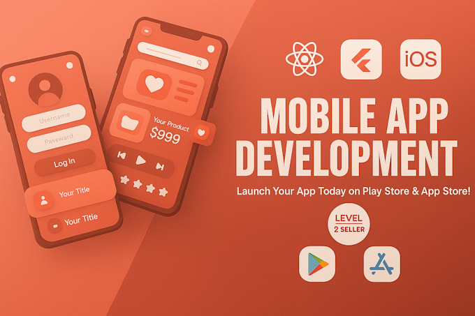 Develop custom android ios iphone app with flutter, flutter developer ...