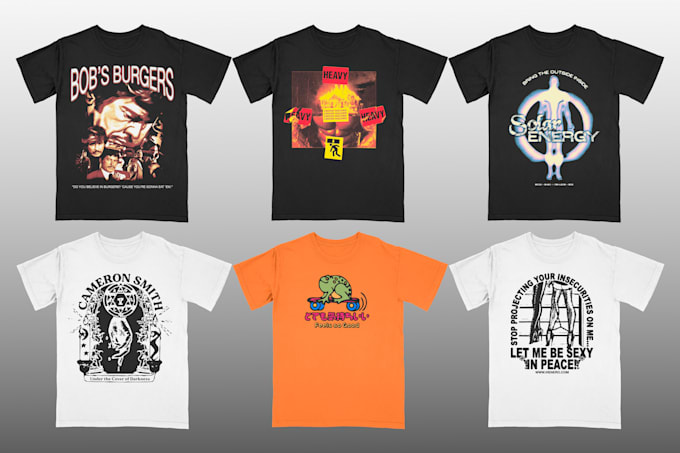 Create a sick shirt for your brand or band by Actualjude | Fiverr