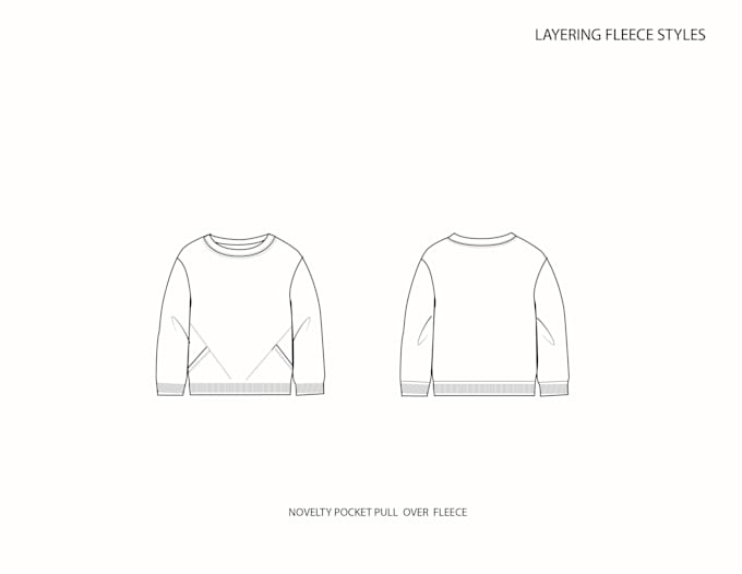 Create a basic bw cad front and back in illustrator by Veediva | Fiverr