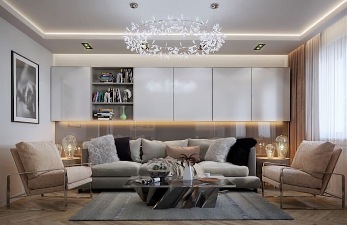 Create photorealistic 3d visualizations of exclusive interior designs by Elmirarehi | Fiverr