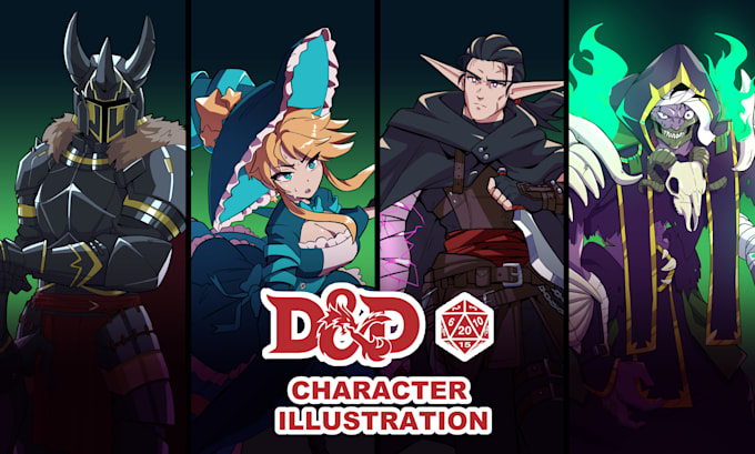 Ilustra tu carácter único de dnd