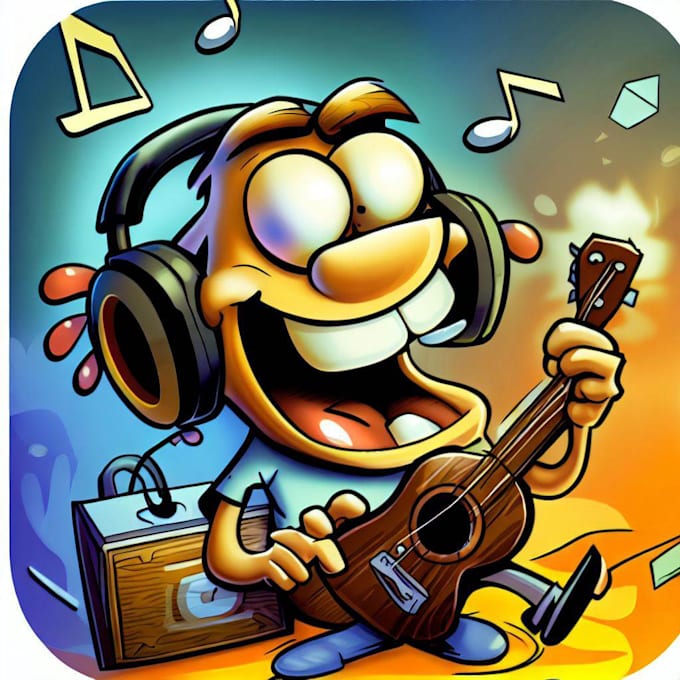 Make a catchy cartoon cover art for your album by Greenenclave20 | Fiverr