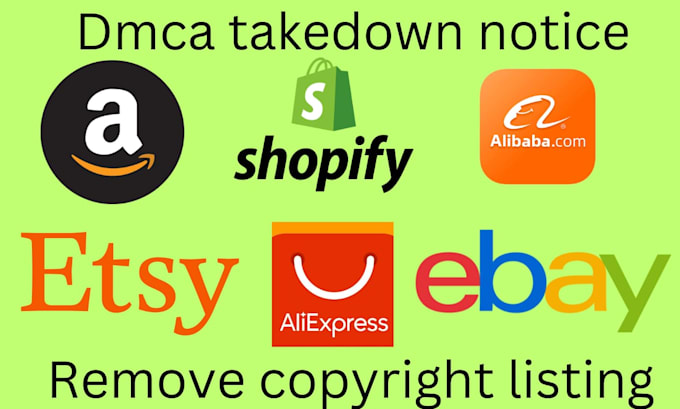 Report to takedown copyright listing from shopify,ebay,etsy,amazon ... Report to takedown copyright listing from shopify,ebay,etsy,amazon ...