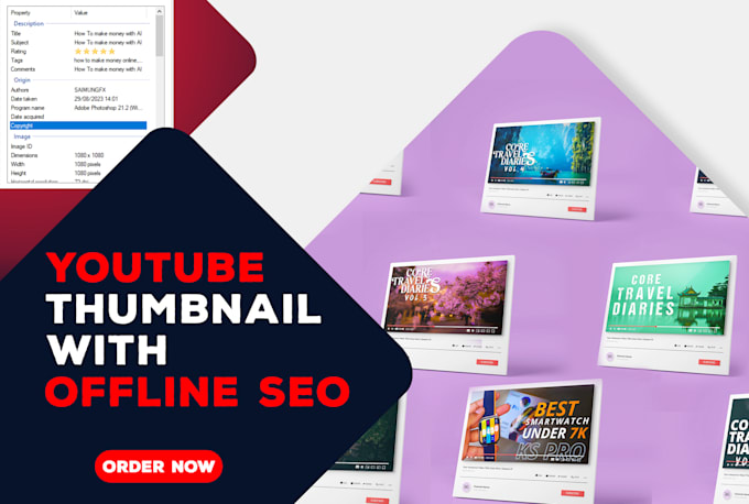 Do engaging youtube thumbnail designs with offline seo by Lotussimon ...