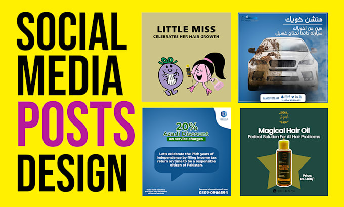 Design attractive social media posts and advertising by Bushijani | Fiverr