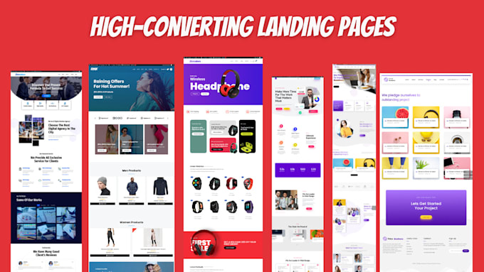 Build custom wordpress high converting landing page by Designby_hashim | Fiverr