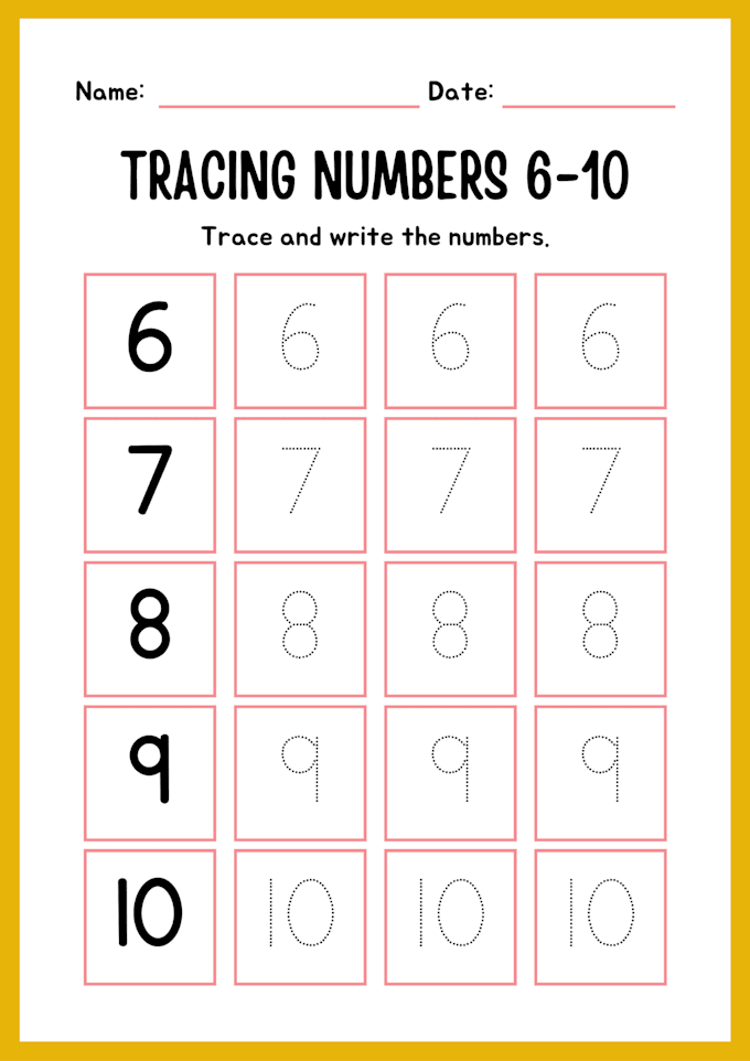 Create math custom booklet for your kids by Namaliman1321 | Fiverr