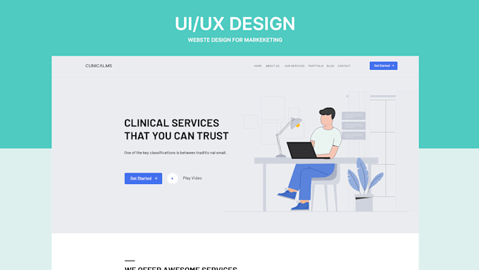 Create modern website ui ux design by Puja_bharti0191 | Fiverr Create modern website ui ux design by Puja_bharti0191 | Fiverr