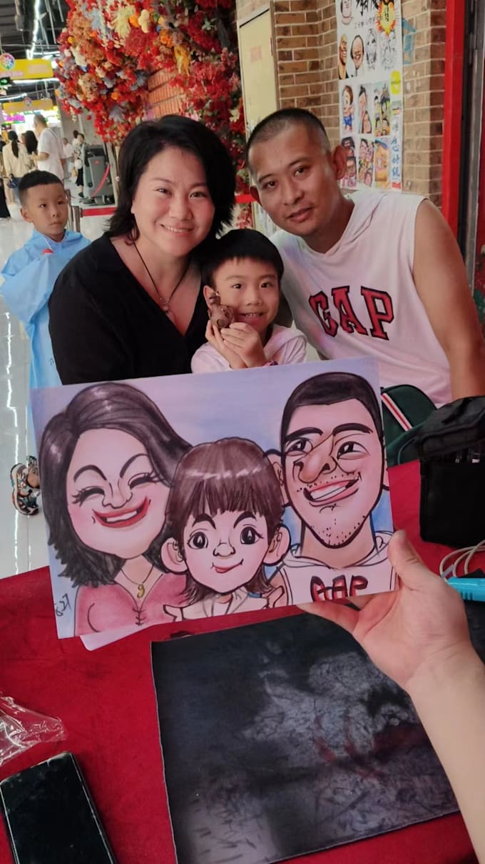 Customized funny art portraits by Yellow_river | Fiverr