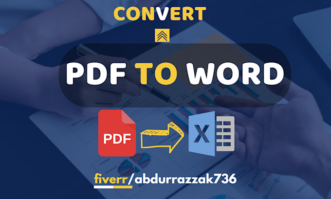 Do Pdf To Word Convert Scan Copy To Excel Handwriting To Word By Abdurrazzak736 Fiverr