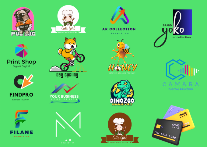 Stylish minimalist unique business logo design in 24 hours by Ar_collection0 | Fiverr