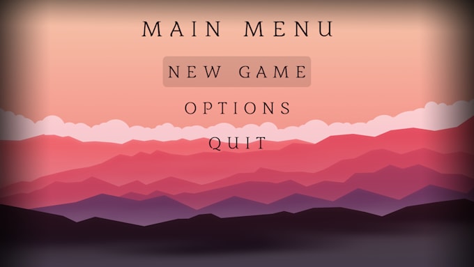 Design An Engaging Main Menu For Your Unity Game By Gabacraft Fiverr 1536