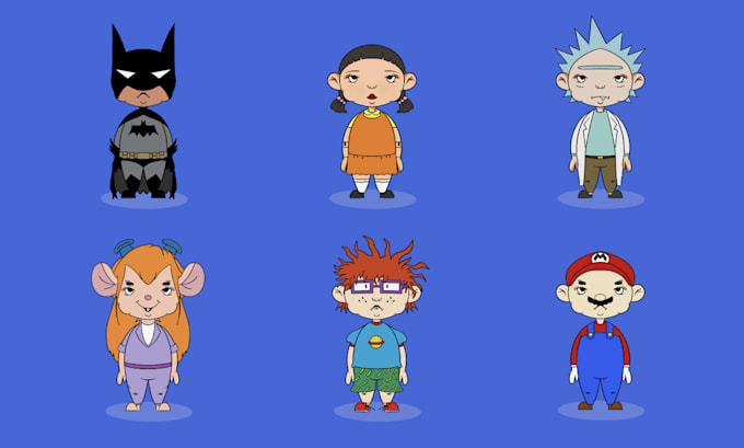 Make a simple cartoon for your original character by Annet_kholodova ...