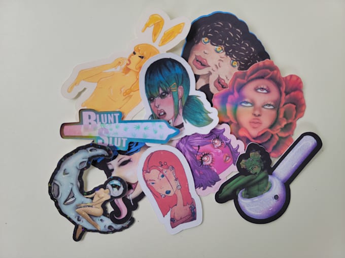 Create custom sticker designs by Airen_l | Fiverr