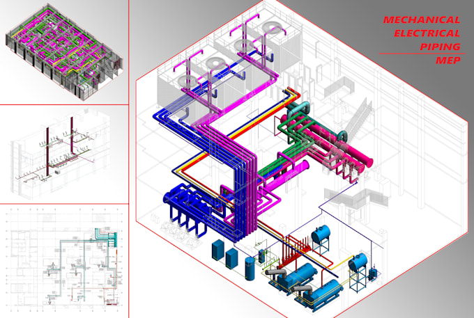 Design mep bim model in revit by Mirjariyadh | Fiverr