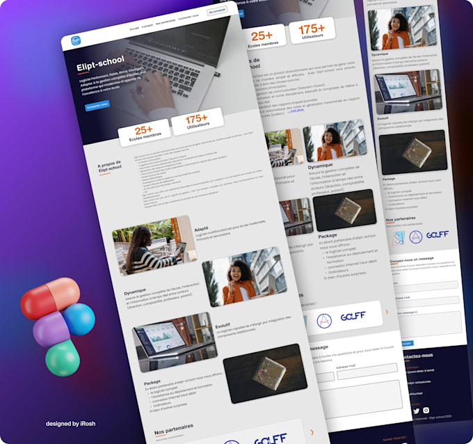 Create modern and functional landing pages that convert by Ir0sh243 | Fiverr