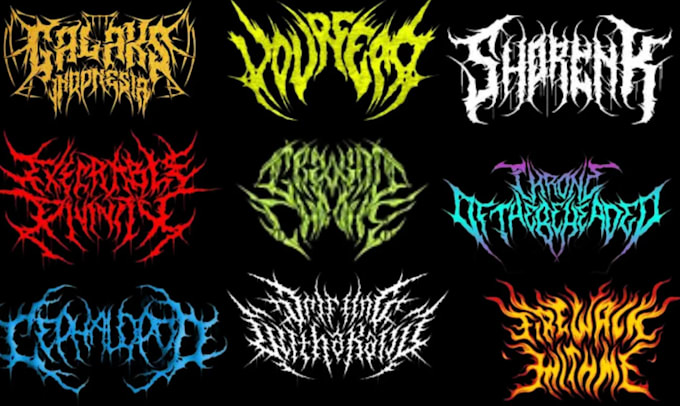Create a professional heavy metal logo by Maria_tucker5 | Fiverr