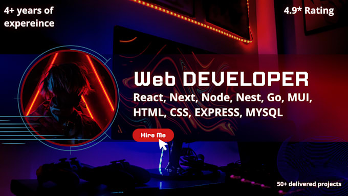 Develop Web Application In React Nodejs Laravel Mern Stack By Afzalhammad Fiverr